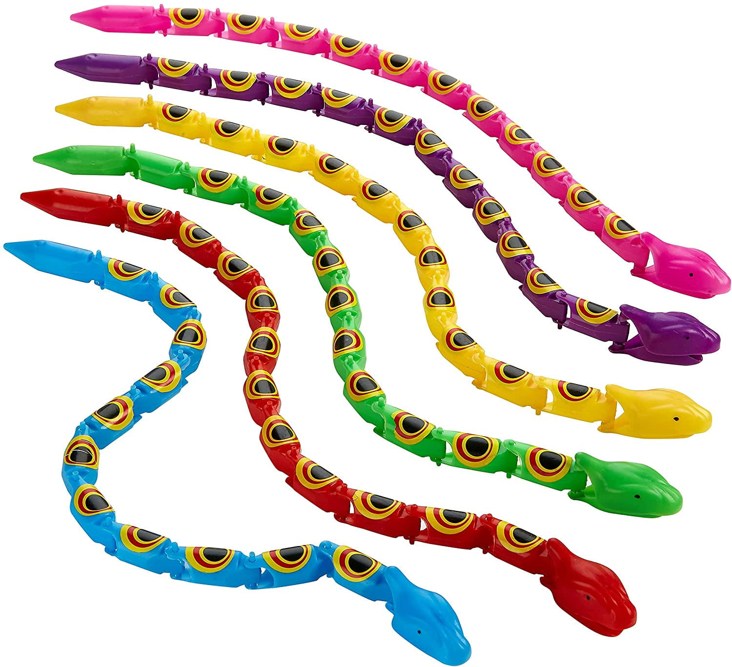 Everything You Need | Kicko Wacky Wiggly Jointed Snakes - 12 Pack - 15 ...