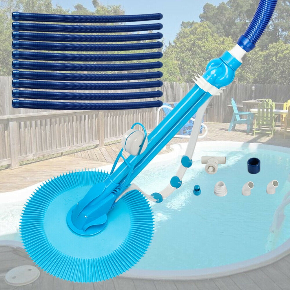 Pool Vacuum Above Ground Indoor Outdoor Automatic Swimming Pool Cleaner ...