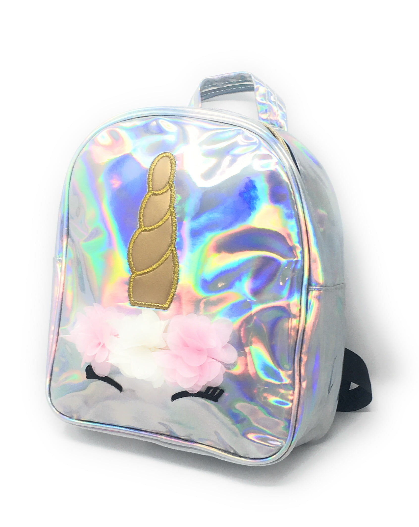 Mini Unicorn Backpack Purse: Holographic Silver - Walmart.com
