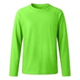 Boys Long Sleeve Swim Shirt Summer Beach Sun Rash Guard Kids Solid ...
