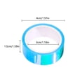 Adhesive Tape, Yellow Holographic Gradient Waterproof, 1 Roll Single ...