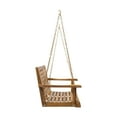 GDF Studio Viola Outdoor Acacia Wood Porch Swing, Teak - Walmart.com