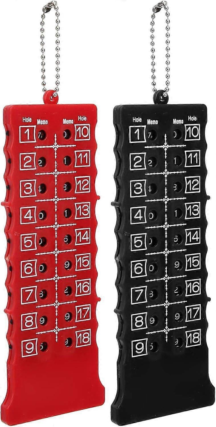 2 Pieces Score Counter, Golf Shot Counter 18 Hole Golf Score Card ...