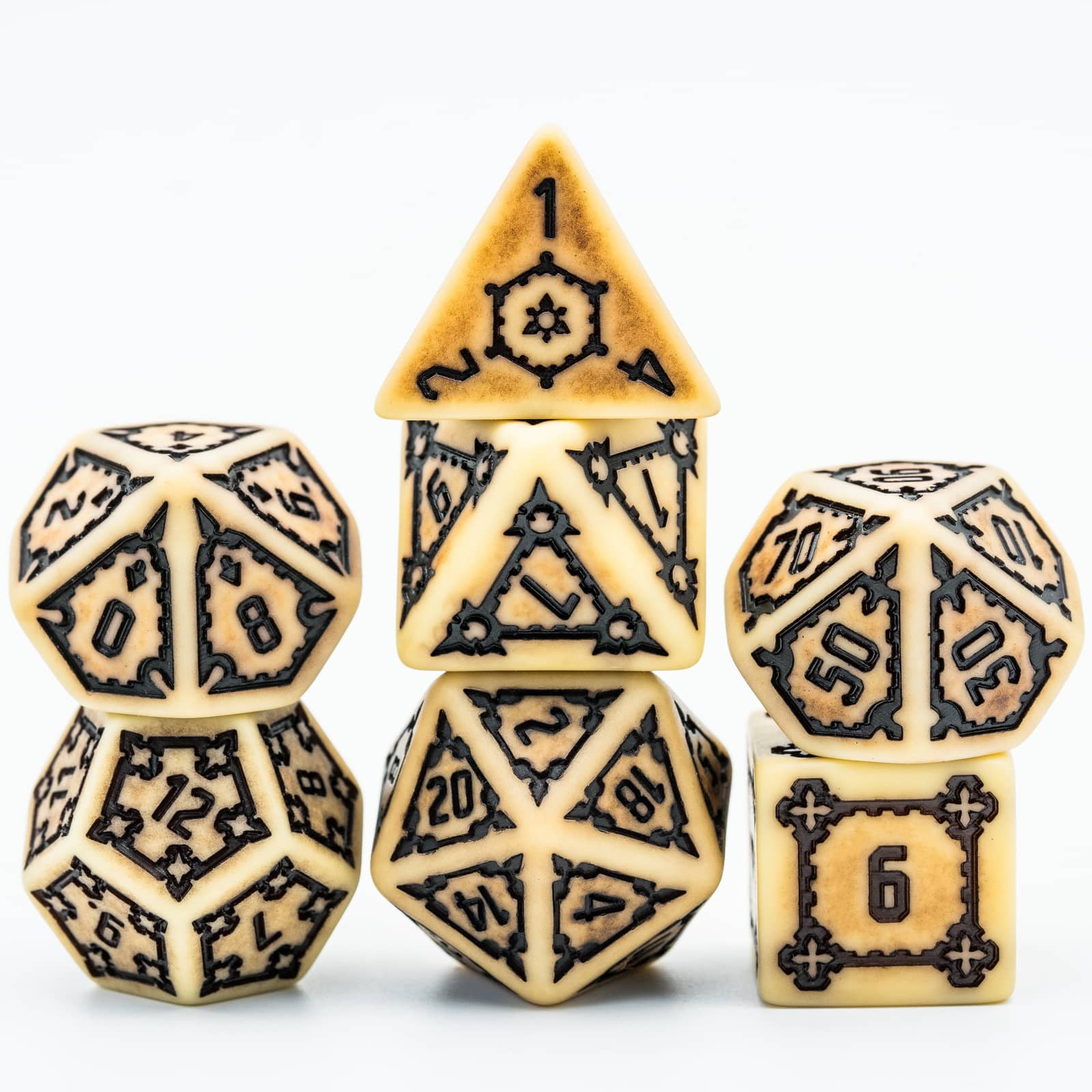 Cusdie 7 PCS/Set 25mm Giant Dice DND, Polyhedral Dice Set, D&D Dice for ...