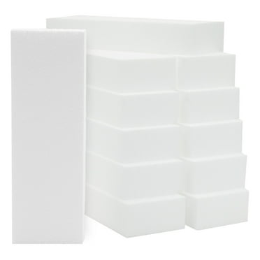 White Styrofoam Block, 11.875" x 6.625" x 1.1875" - Walmart.com