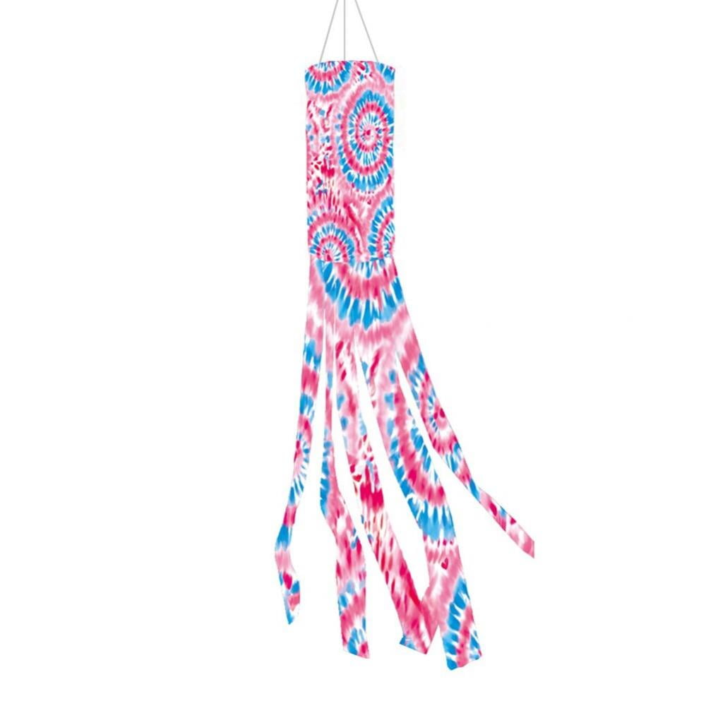 Baywell 40" Tie Dye Windsock, Fashion Windsocks Wind Twister Spinners ...