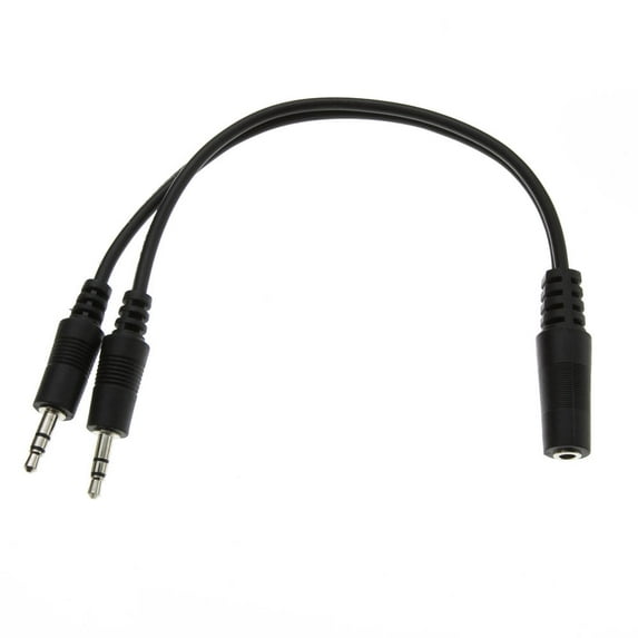 Cable Central LLC (10 Pack) 3.5mm Stereo Y Cable, 3.5mm Stereo Female ...
