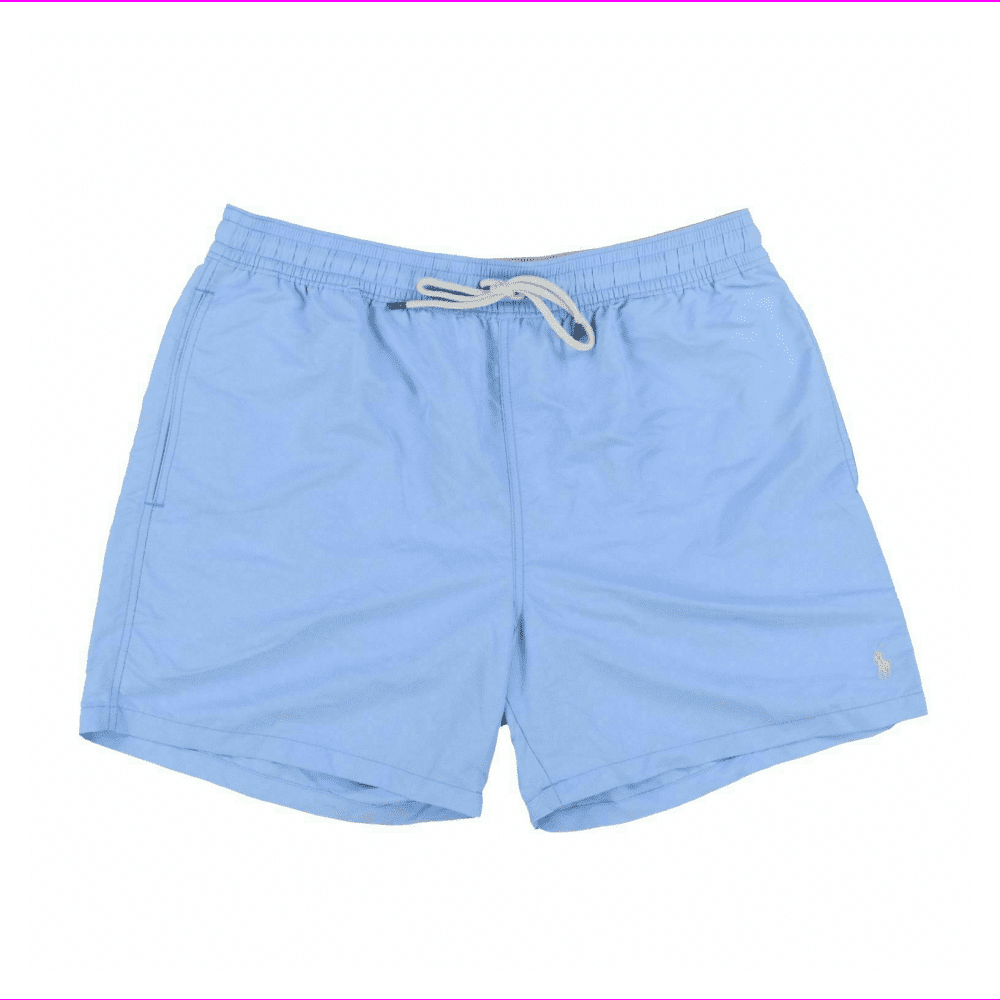 Polo RALPH LAUREN Swim Trunks Men's XXL Sky/Powder Blue Pink Inner ...