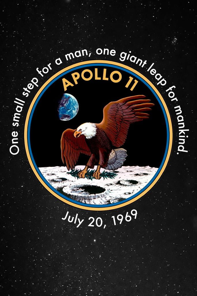 NASA Apollo 11 One Giant Leap Famous Motivational Inspirational Quote ...