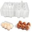 KOHAND 50 Pack Half Dozen Egg Carton, 6 Count Paper Pulp Egg Cartons ...