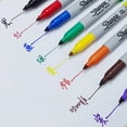 11 Colors Sharpie Paint Marker Waterproof Fine Point 1mm Permanent Art Dust-free Marker Pen ...