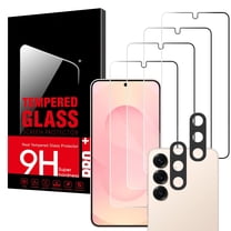 Tempered glass screen protector set (4 pieces) for Samsung Galaxy S24 ...