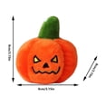 3.15 Inch Mini Jack O Lantern Plush Keychain, Cute Small Pumpkin ...