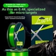 8-Strand PE for Braided Fishing Line, High-Density Green Wire, Smooth ...
