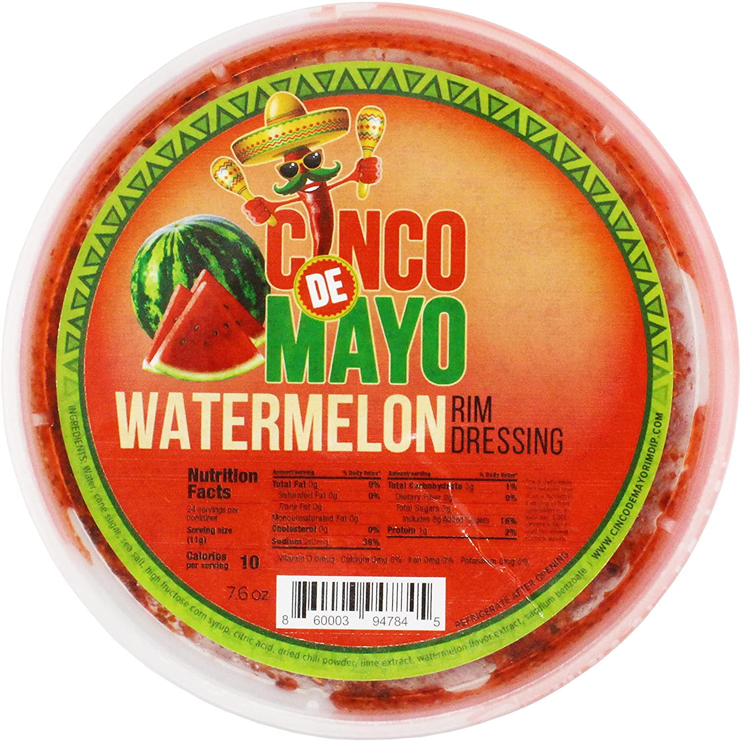 Cinco de Mayo Watermelon Rim Dip Cocktail Rim Dressing (3 x 7.6 oz ...