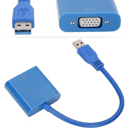 FAGINEY USB 3.0 To VGA Adapter, External Video Card Support 1920x1080 ...