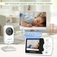 "HelloBaby HB31 Baby Monitor with Camera, Audio, 2.4"" LCD, 1000ft ...