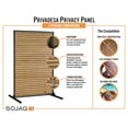Sojag Privadesa Aluminum Privacy Screen for Outdoor Spaces, 4 ft. x 6 ...