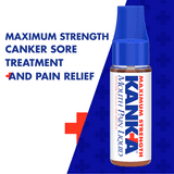 Kanka Maximum Strength Mouth Pain Liquid For Canker Sores , 0.33 oz ...