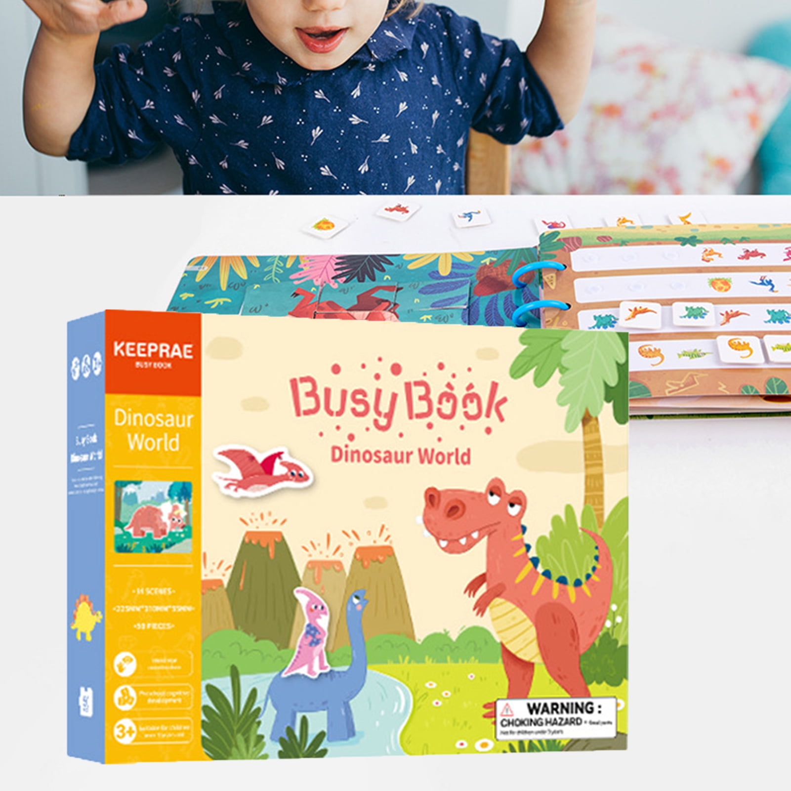 Happy Date Toddler Busy Book, Newest Autism Toys for Kids Preschool ...