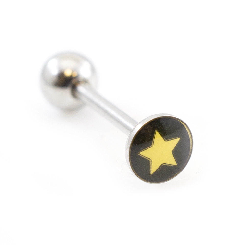 Click here for Bodyjewelryonline Tongue Barbell With Star Design... prices