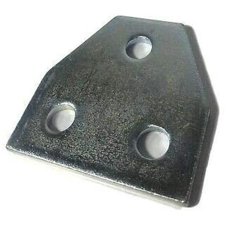 Unistrut P1356 3-Hole Flate plate fitting, Electrogalvanised finish. (1 ...
