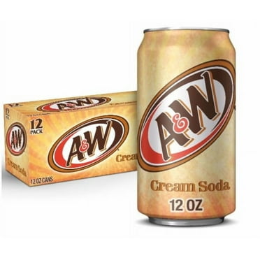 A&W Ice Cream Sundae Soda, 12 fl oz Cans, 12 Pack - Walmart.com