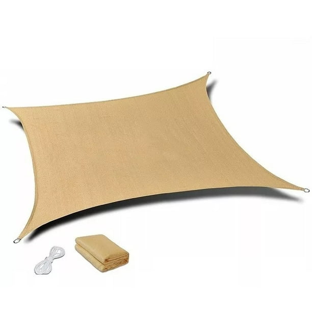 Malla Sombra INMATMEX Malla Sombra Velaría 3x4 Color beige, Permeable ...