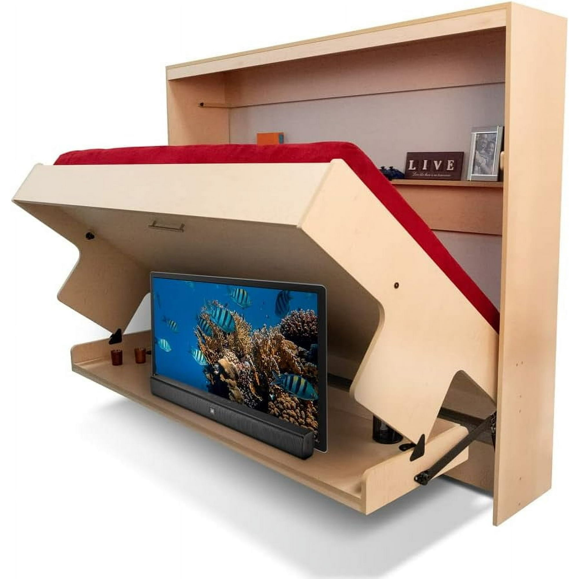 Click here for Hiddenbed Murphy Bed - Murphy Bed With Desk Horizo... prices