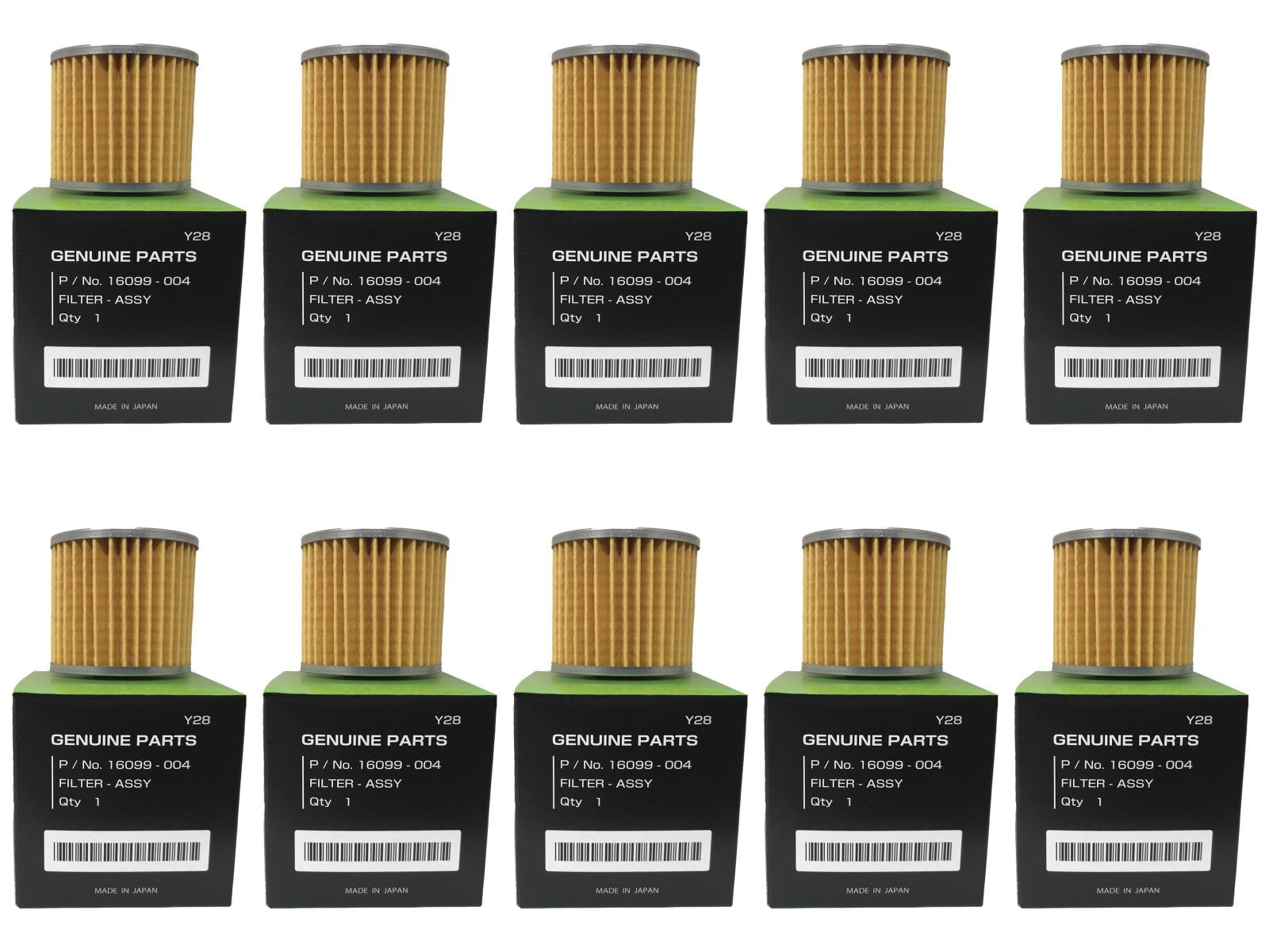 10 Pack of Kawasaki 16099-004 Genuine Oil Filter New OEM - Walmart.com