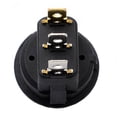 Peggybuy 3 Models LED DIY Round Light Rocker Switch ON-0FF Power Button ...