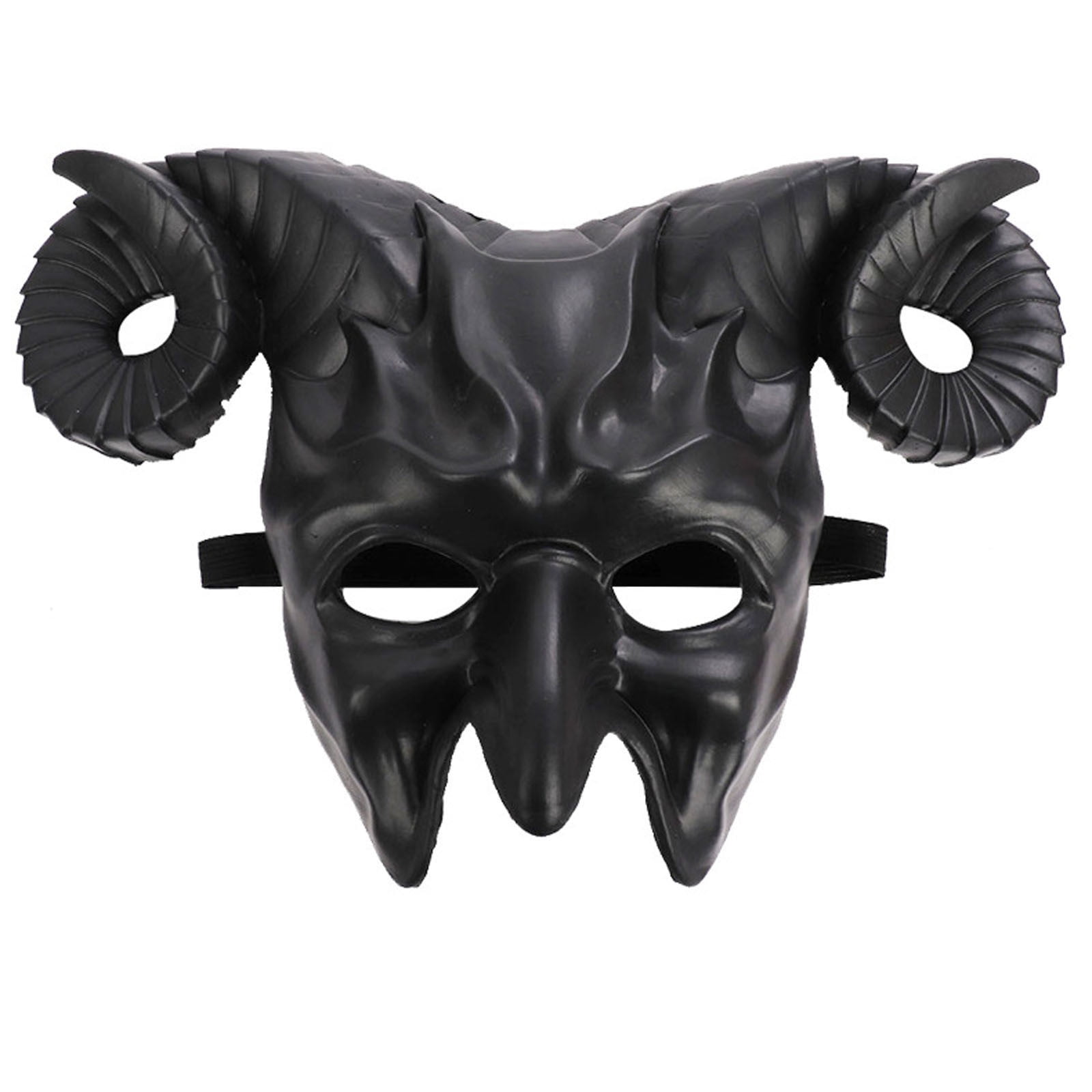 Isvgxsz Clearance Halloween Costume Masquerade Ram Horn Animal Skull ...