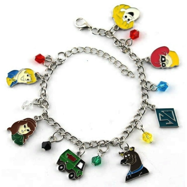 Scooby Doo Characters 7 Themed Charms Metal Charm Bracelet - Walmart.com
