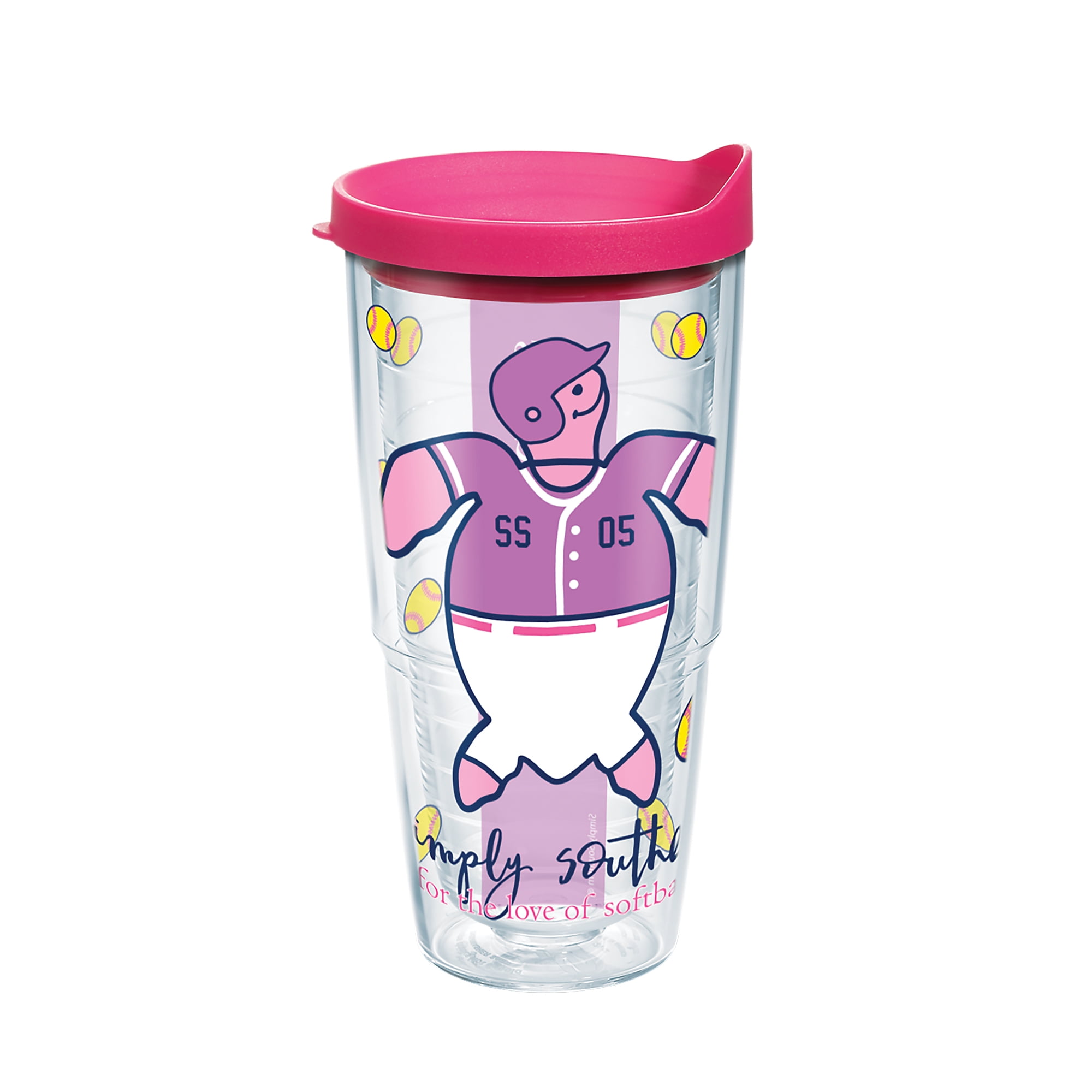 Simply Southern Save Turtle Softball 24 oz Tumbler with lid - Walmart.com