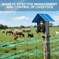 Electric Fence Energizer with LCD Display, 12,000V 3 Joules Electric ...