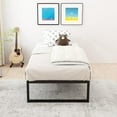 Lutown-Teen 16 inch Twin XL Sturdy Steel Mattress Bed Frame Base, Easy ...