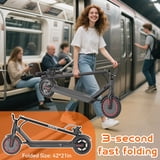PRINTE N1 Electric Scooter 350W with Seat and Storage Bag, LCD Display ...