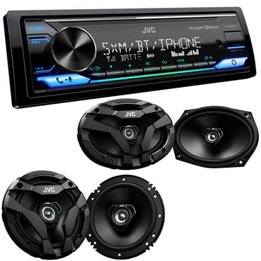 JVC KD-X38MBS Marine Digital Media Receiver with Bluetooth, USB, SiriusXM Ready, Conformal ...