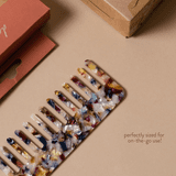 Danielle Creations Eco Conscious Wide-Tooth Hair Comb, Multi-Color ...