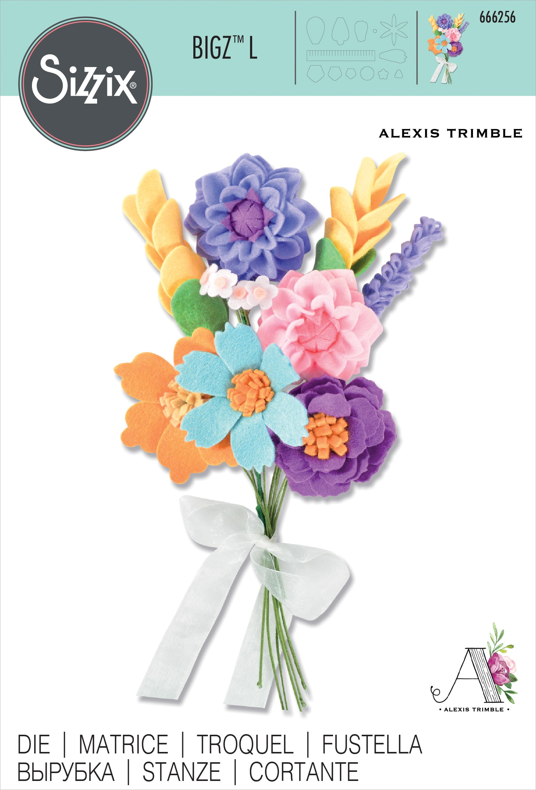 Sizzix Bigz Large Dies By Alexis Trimble-All In Bloom - Walmart.com