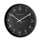 Mainstays 15.5" Black Round Indoor Analog Wall Clock - Walmart.com