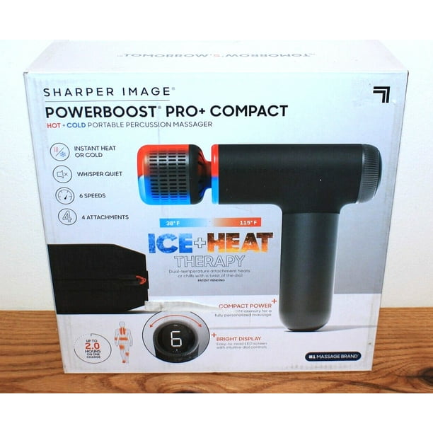 Sharper Image Powerboost Pro+ Compact Hot and Cold Percussion Massager ...