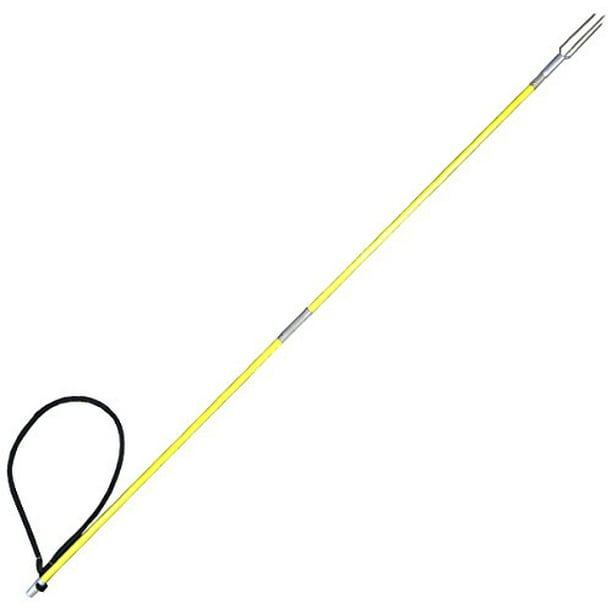 4.5' Travel Two Piece Spearfishing Fiber Glass Pole Spear w/ Lionfish ...