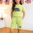Boys Girls 2pc Shorts Set Outfit Short Sleeve Shirt with Classic ...