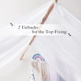 2026 new White Sheer Voile Bed Canopy, Soft Scarf Valance W114×L150 ...