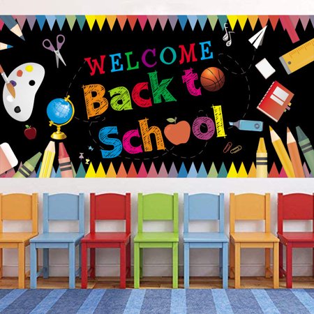 Qianli Back to School Photography Background Banner, Teacher ...