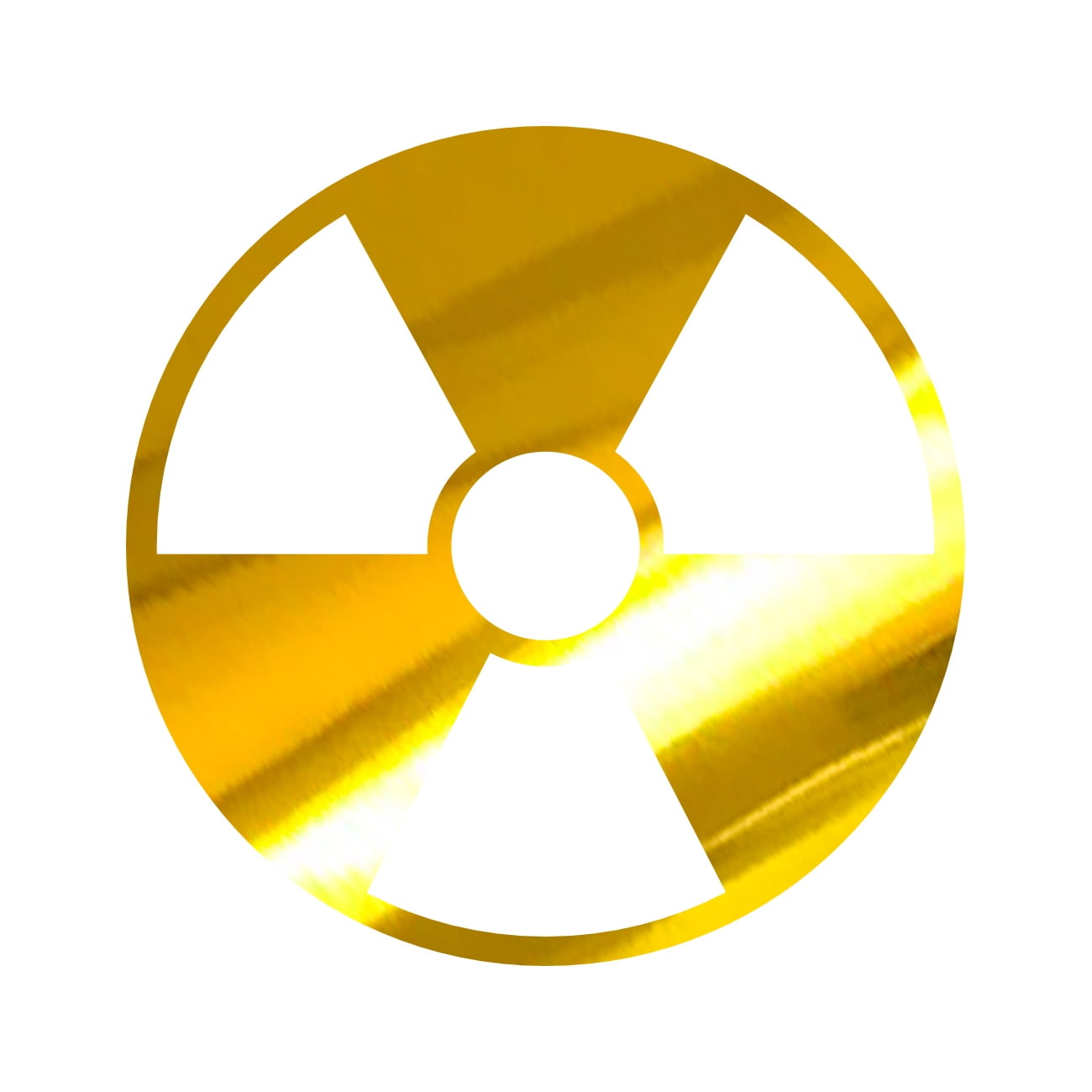 Radioactive Symbol Sticker Decal Die Cut - Self Adhesive Vinyl ...