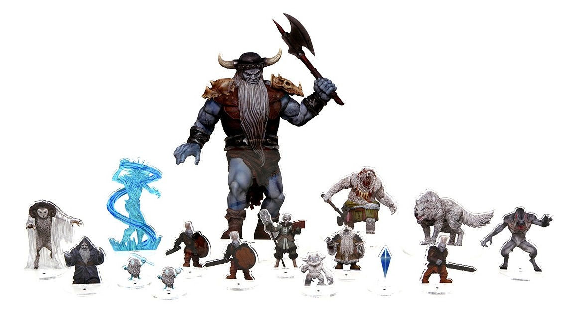 Dungeons & Dragons: Icewind Dale Rime of the Frostmaiden Essentials 2D Miniatures - Set 2: Frost ...
