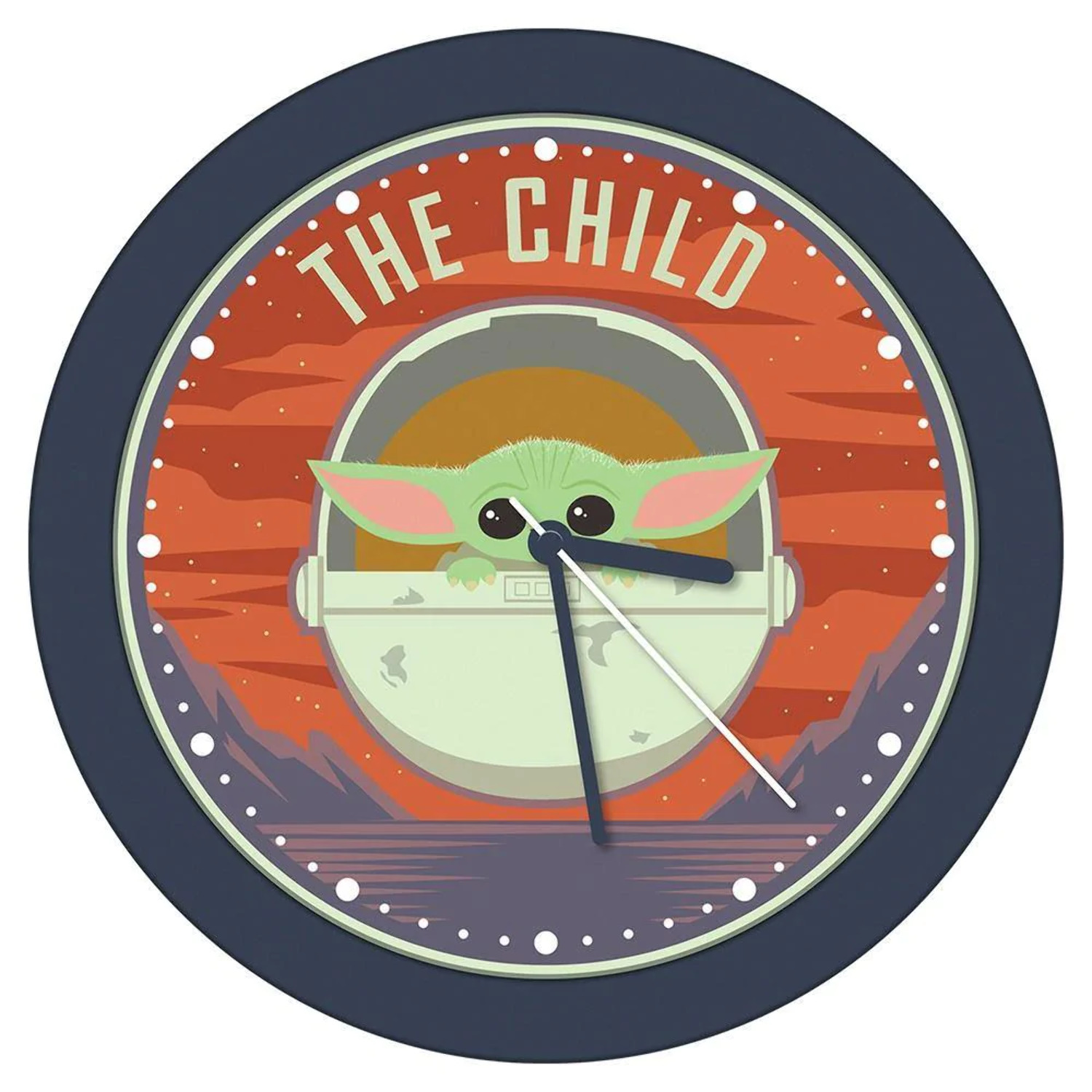 Star Wars Mandalorian Grogu Plastic Clock - Walmart.com