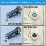 Uxcell Thread Adapters Sleeve Reducing Nut M6*1 Male to M4*0.7 Female ...